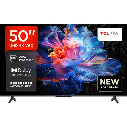 TCL V6C 50” 4K Smart TV | 50V6C-UK | ao.com
