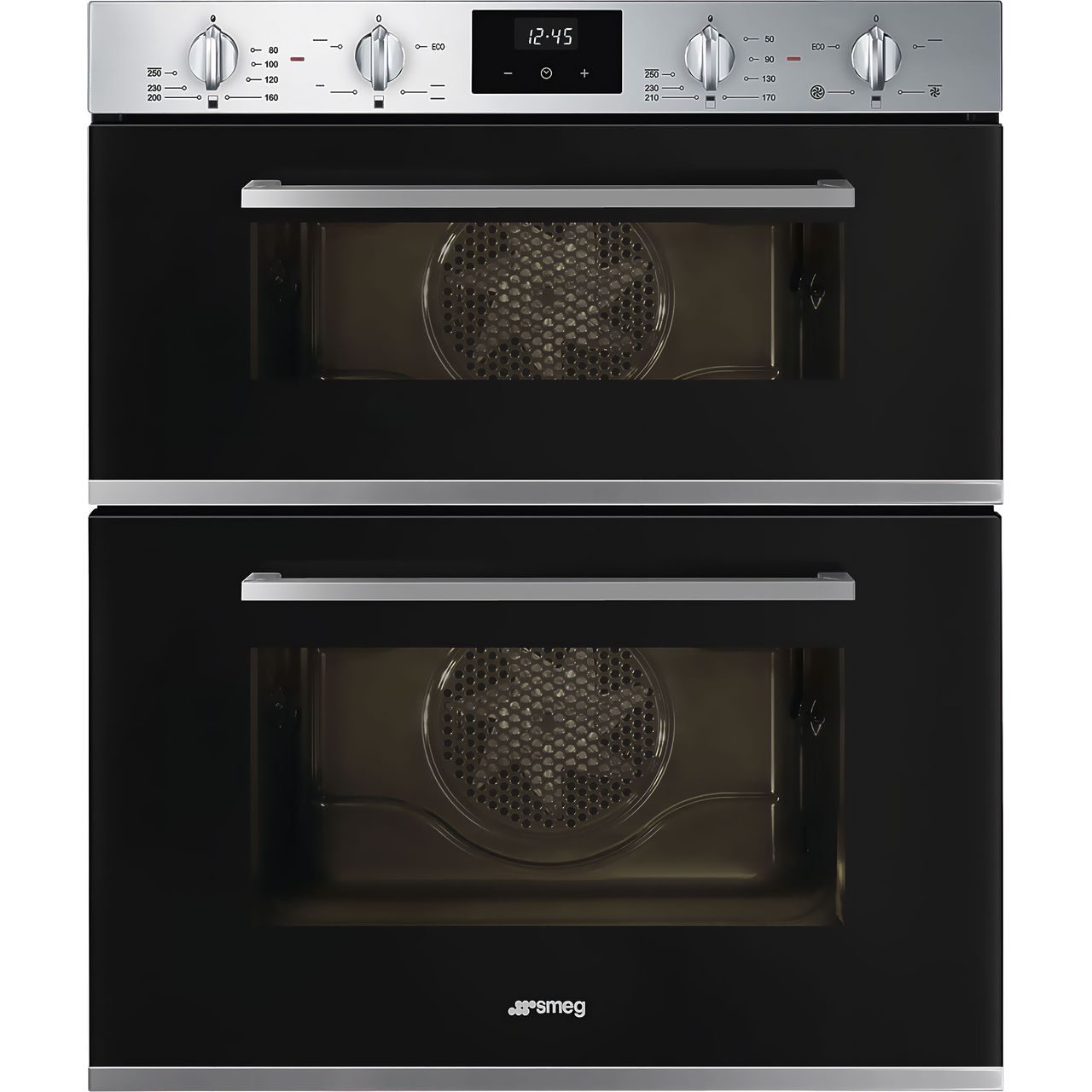 Smeg electric double oven DUSF400B BK ao
