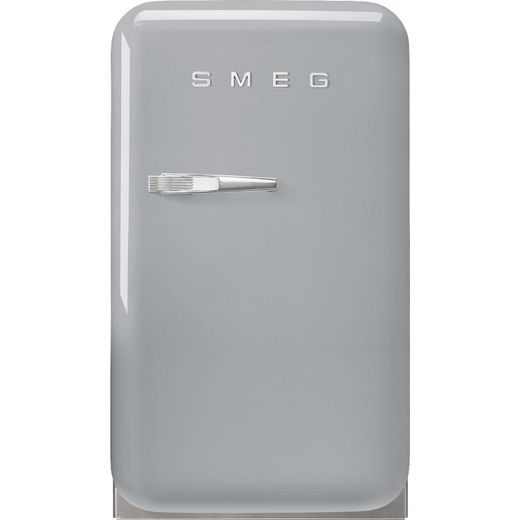 Smeg Right Hand Hinge Mini Bar FAB5RSV5 72cm Fridge - Silver - D Rated