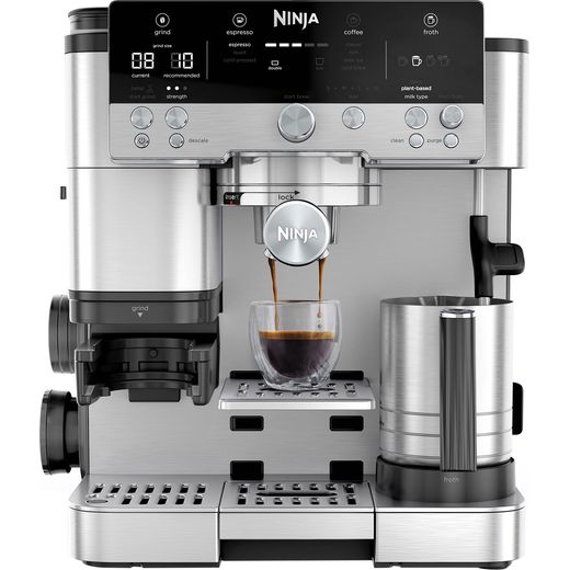 Ninja Luxe Café Premier Espresso Coffee Machine - Black / Stainless ...