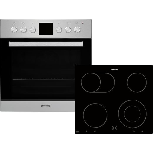 Privileg SET PV520 IN Einbau-Herdset - Edelstahl