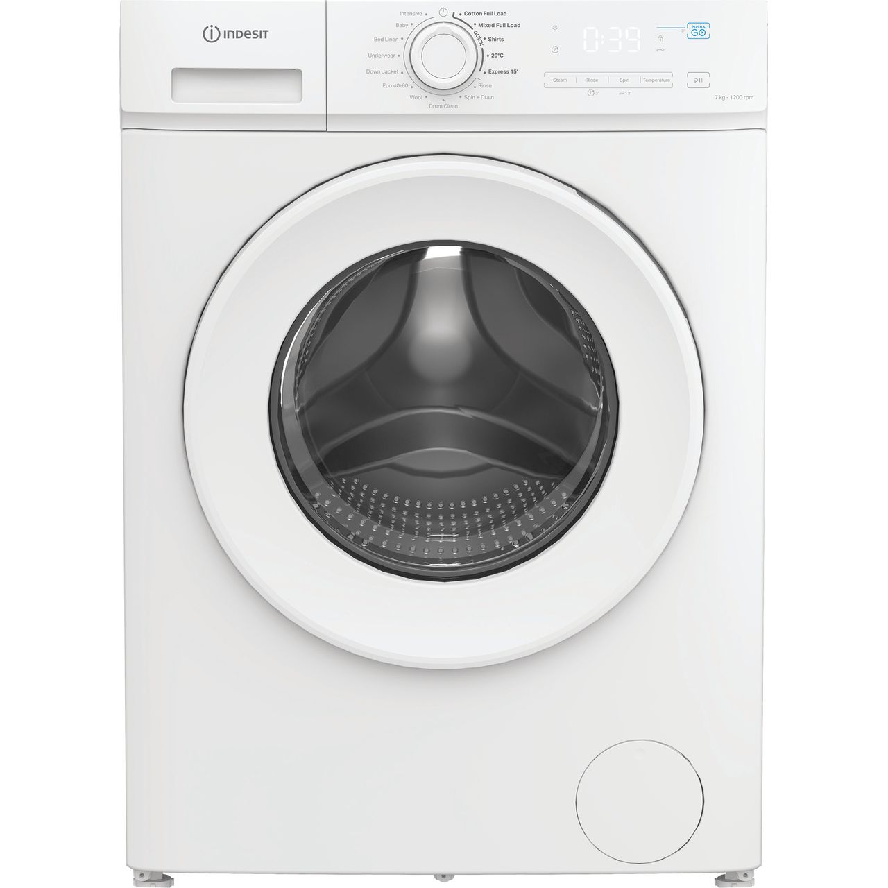 Indesit My Time IMA 762 MY TIME UK 7kg Washing Machine with 1200 rpm ...