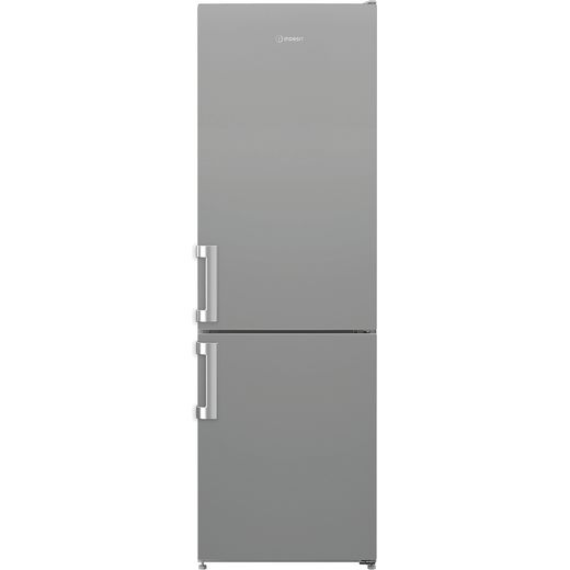 Indesit IKNS 1261 S4UK 171cm 60/40 Fridge Freezer - Silver - E Rated