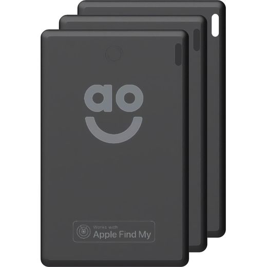 AO UltraTag Pro - 3 Pack Smart Tracker - Black