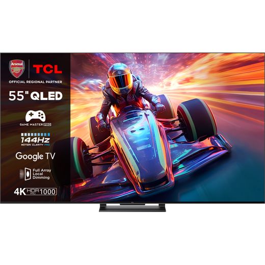 TCL 55” QLED 4K Ultra HD Smart TV | 55C745K | ao.com