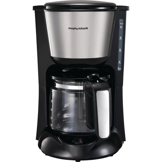 Morphy Richards Equip 162501 Filter Coffee Machine - Black / Brushed Steel