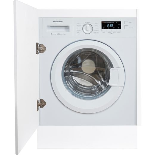 Hisense 3 Series WF3M841BWI Integrated 8kg Washing Machine with 1400 ...