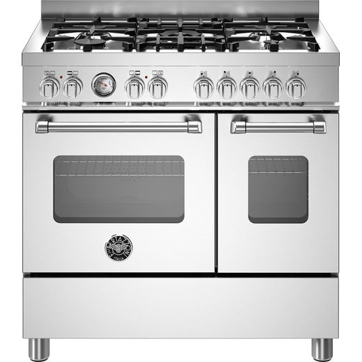 Bertazzoni Range Cooker | Stainless Steel | MAS95C2EXC | ao.com