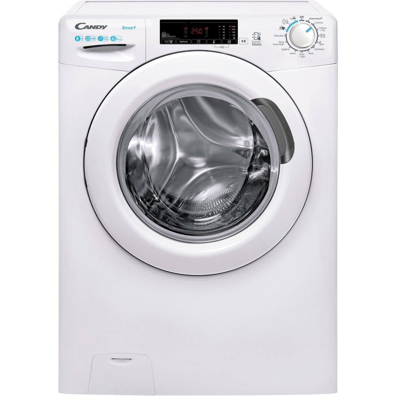 Candy Smart CS148TW4/1-80 8kg Washing Machine with 1400 rpm - White - B ...