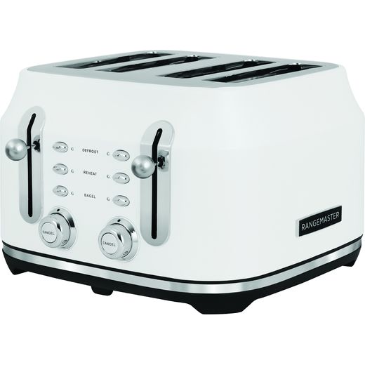 Rangemaster Classic RMCL4S304WH 4 Slice Toaster - White