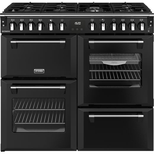 Stoves dual fuel range cooker | 444411856_BK | ao.com