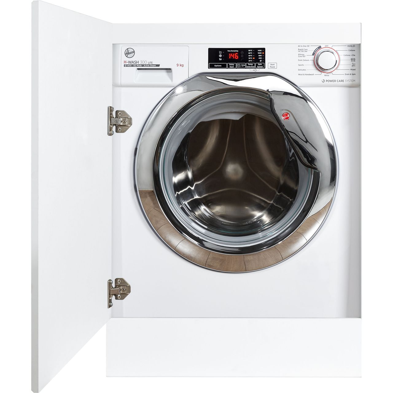 Hoover Integrated 9kg Washing Machine HBWS49D1ACE WH ao