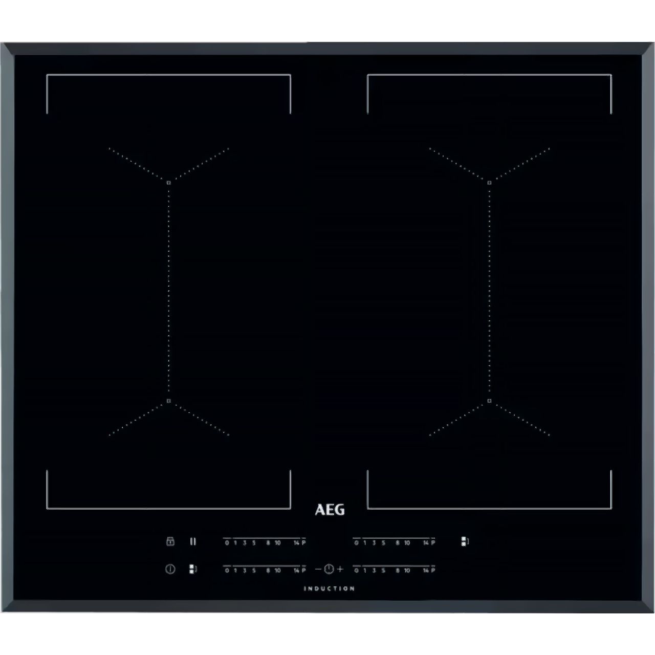 AEG 59cm Induction Hob | IKE64450FB_BK | ao.com