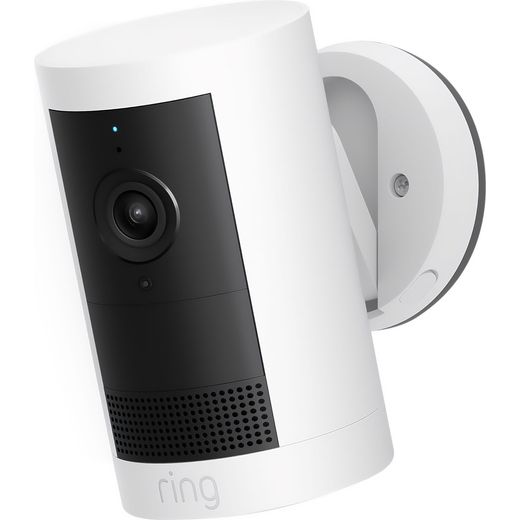 Ring Outdoor Camera Plus (Battery) 2K Smart Home Security Camera - White