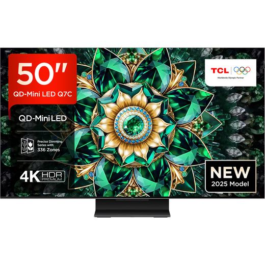 TCL 50” 4K Ultra HD QLED TV | 50Q7C-UK | ao.com