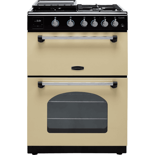 Rangemaster Classic 60 CLA60NGFCR/C 60cm wide Double Oven Gas Cooker ...