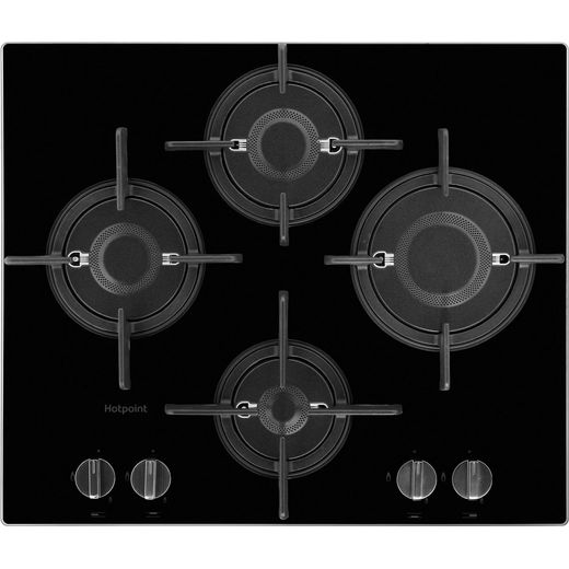 FTGHG641D/H_BK | Hotpoint 60cm Gas Hob | Black | ao.com