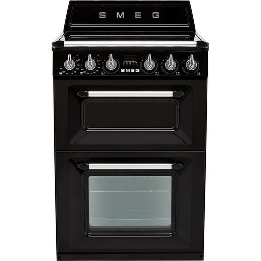 Smeg Victoria TR62IBL2 60cm Wide Double Oven Electric Cooker with ...