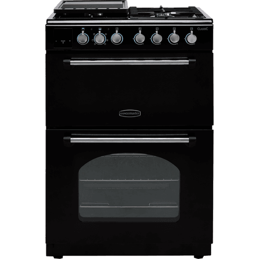 CLA60DFFBL/C | Rangemaster Cooker | Black/Chrome | ao.com