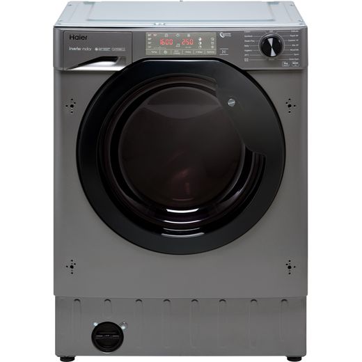 Haier Series 4 HWQ90B416FWBR Integrated 9kg Washing Machine with 1600 ...