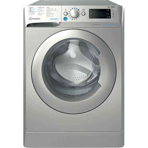 Indesit Push&Go BWE 81496X SV UK 8kg Washing Machine with 1400 rpm ...
