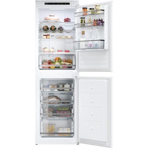 Haier HB50T618FMK 177cm 50/50 Integrated Frost Free Fridge Freezer with ...