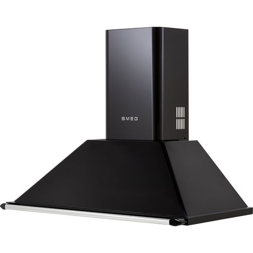 KT100BLE | Smeg Cooker Hood | Black | ao.com