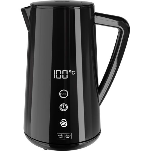 Swan Alexa SK14650BLKN Kettle with Temperature Selector - Black