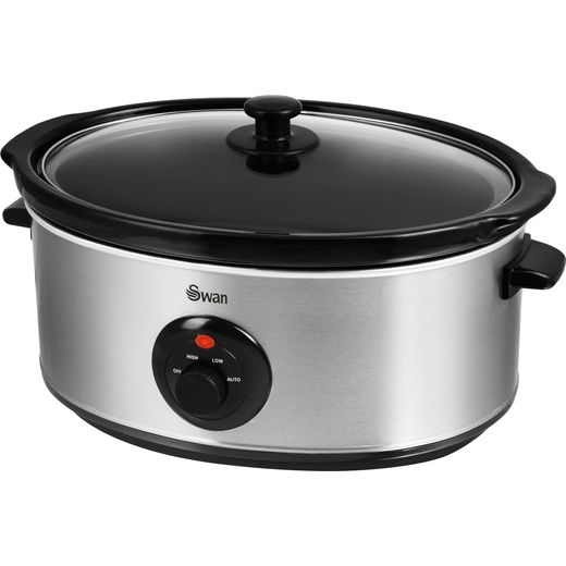 Swan 6.5L Slow Cooker | SF17030N_SS | ao.com