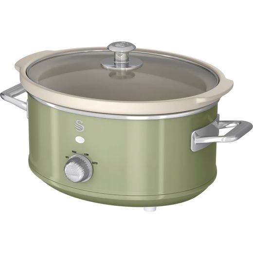 Swan Retro SF17021GN 3.5 Litre Slow Cooker - Green