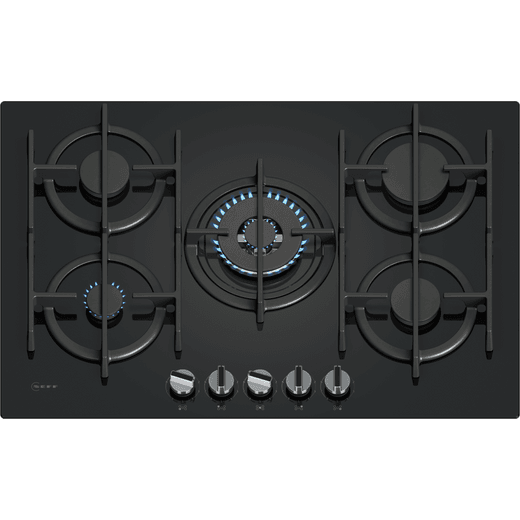 NEFF 5-burner gas hob | T27PIQ4S0_BK | ao.com