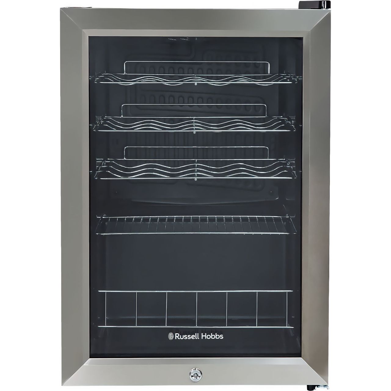 Russell Hobbs RHGWC4SS-LCK Wine Cooler - Stainless Steel - G Rated