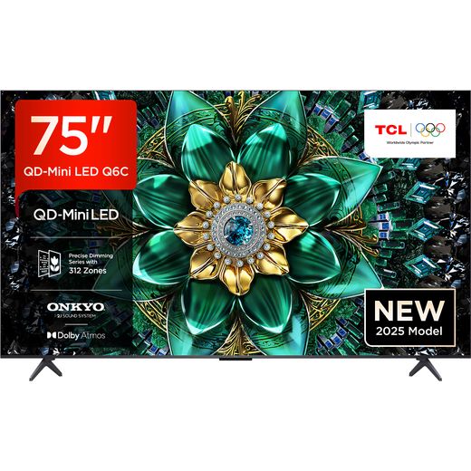 TCL 75” QLED TV | 75Q6C-UK | ao.com