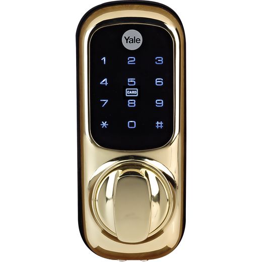 Yale Keyless Smart Lock | Brass | YD-01-CON-NOMOD-PB | ao.com
