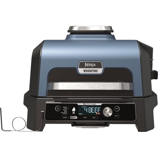 Ninja Woodfire Pro Connect XL | Blue / Black Barbecue Grill & Smoker ...