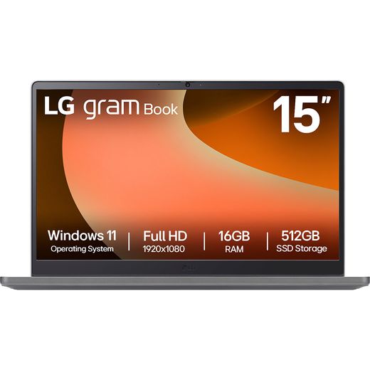 LG gram Book Laptop - Intel® Core™ i5, 512GB SSD, 16 GB RAM - Titan Silver
