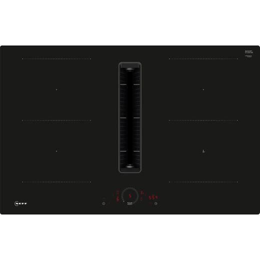 NEFF N70 V58NHQ4L0 80cm Induction Extractor Hob - Black - For Ducted ...