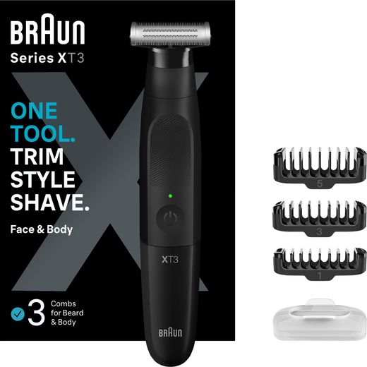 Braun Series XT3 Mens Shaver - Black