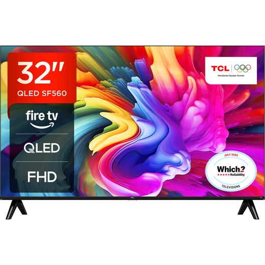 TCL SF560 32" Full HD QLED Smart Fire Freely TV [2025] - 32SF560-UK