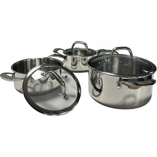 Rangemaster RM056PROMO Pan Set | ao.com
