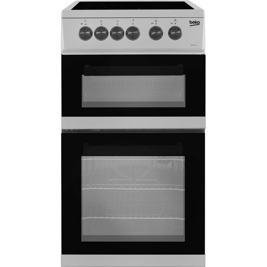 Beko KDC5422AS 50cm Wide Single Oven Electric Cooker with Ceramic Hob ...