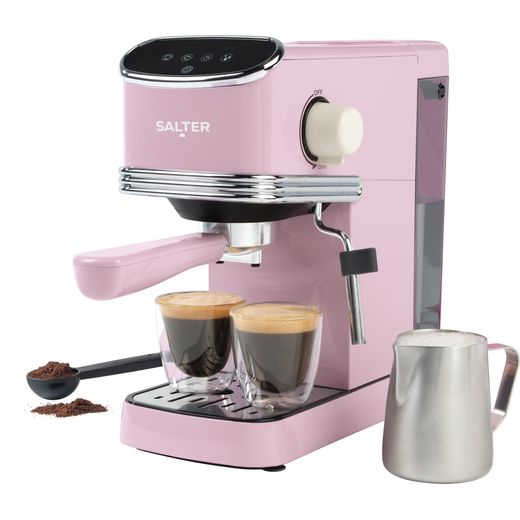 Salter Retro Espresso Coffee Machine | EK6185PNK | ao.com