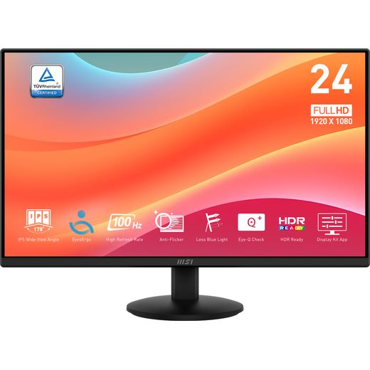 MSI Pro MP242L 23.8" Full HD 100Hz Monitor - Black