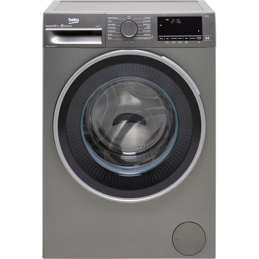Beko B3W5841IG 8kg Washing Machine with 1400 rpm - Graphite - A Rated