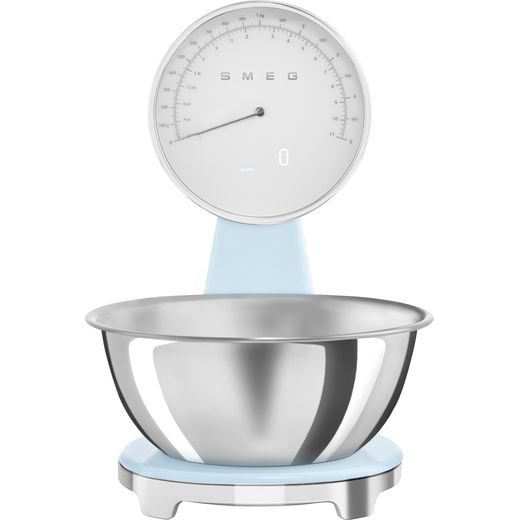 Smeg 50's Style KSF01PBWW Kitchen Scales - Pastel Blue