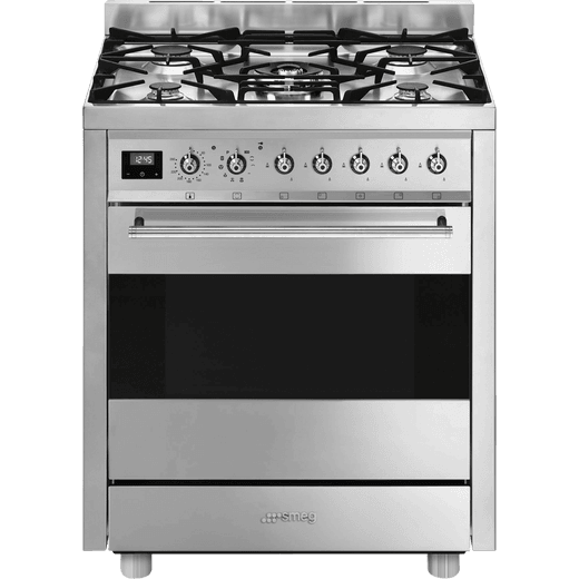 Smeg Dual Fuel Cooker | Stainless Steel | C7GPX9 | ao.com