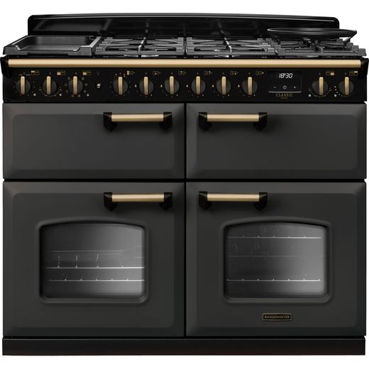 Rangemaster range cooker | CLDLB110DFPSTB/AB1_BL | ao.com