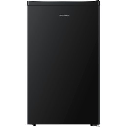 Fridgemaster MUR4894EB Compact 84cm Fridge with Ice Box - Black - E Rated