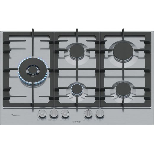 Bosch 5-burner gas hob | PCS7A5I90_SS | ao.com