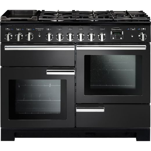 PDL110DFFCB/C_CBK | Rangemaster Dual Fuel Range Cooker | ao.com